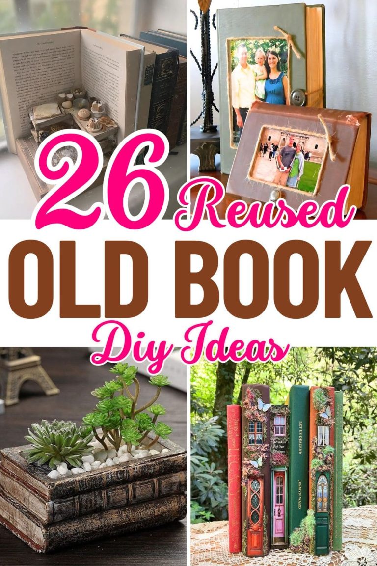 Don't Toss Old Books - Transform Them with These 25+ Charming DIY Ideas