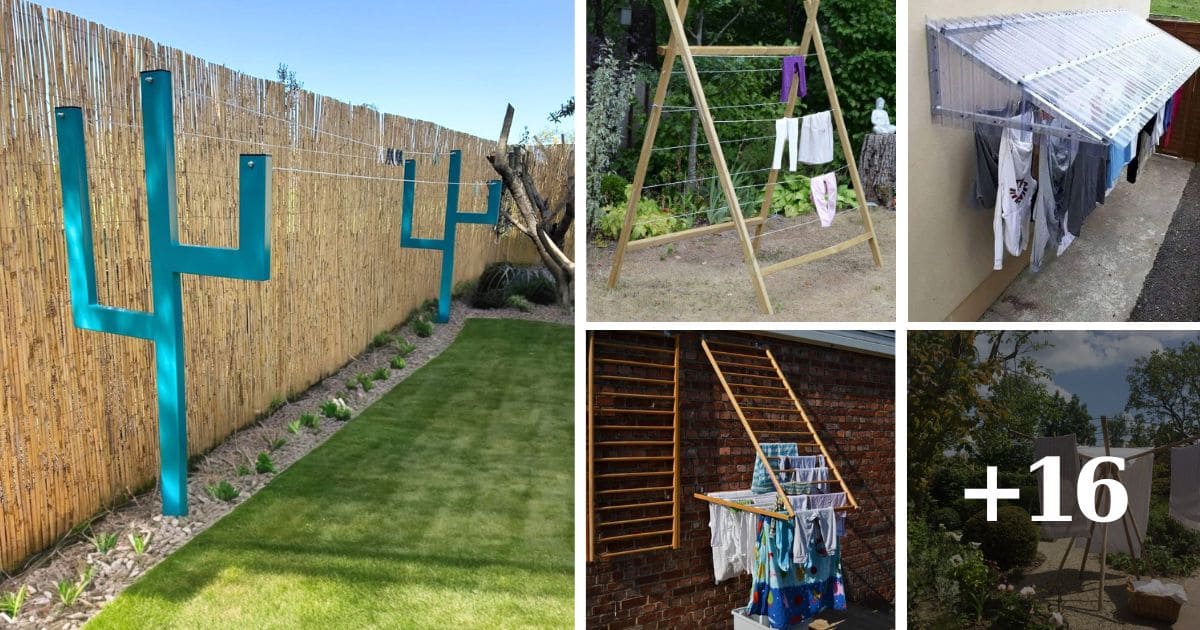 20 Outdoor Drying Rack Ideas to Air-Dry Your Clothes Naturally