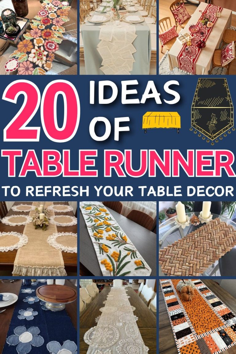 20 Inspiring Table Runner Ideas to Refresh Your Table