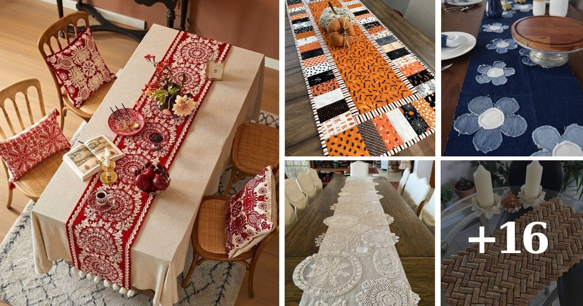 20 Inspiring Table Runner Ideas to Refresh Your Table